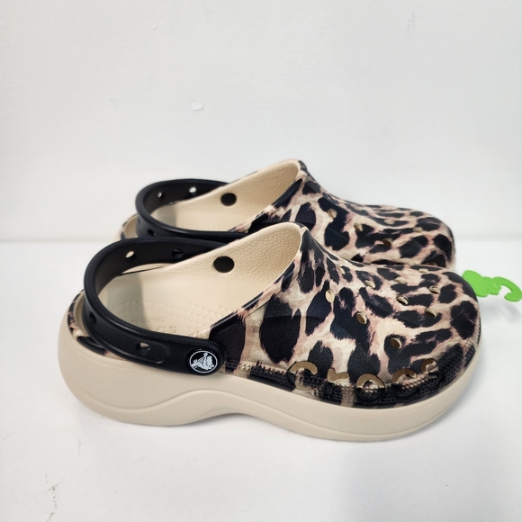 CROCS | Shoes | Crocs Classic Clog Animal Print Platform Remix Womens ...